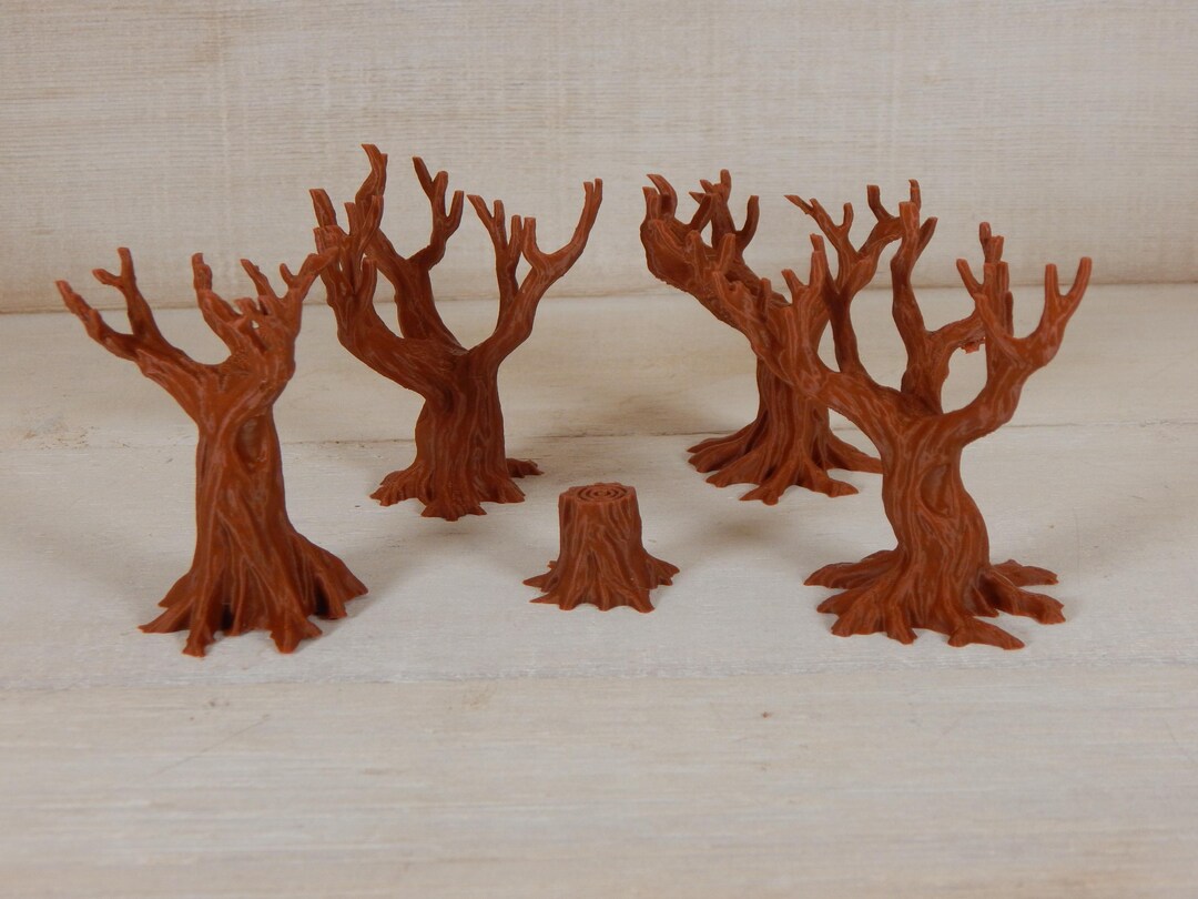 Terrain Tree Set Tabletop Gaming & Diorama 3D Printed Free Shipping! - Etsy