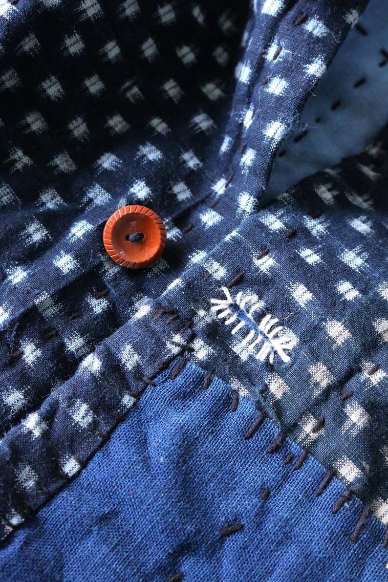 MITSUGU Sasaki/super Boro Boro Indigo Blue Kasuri | Etsy