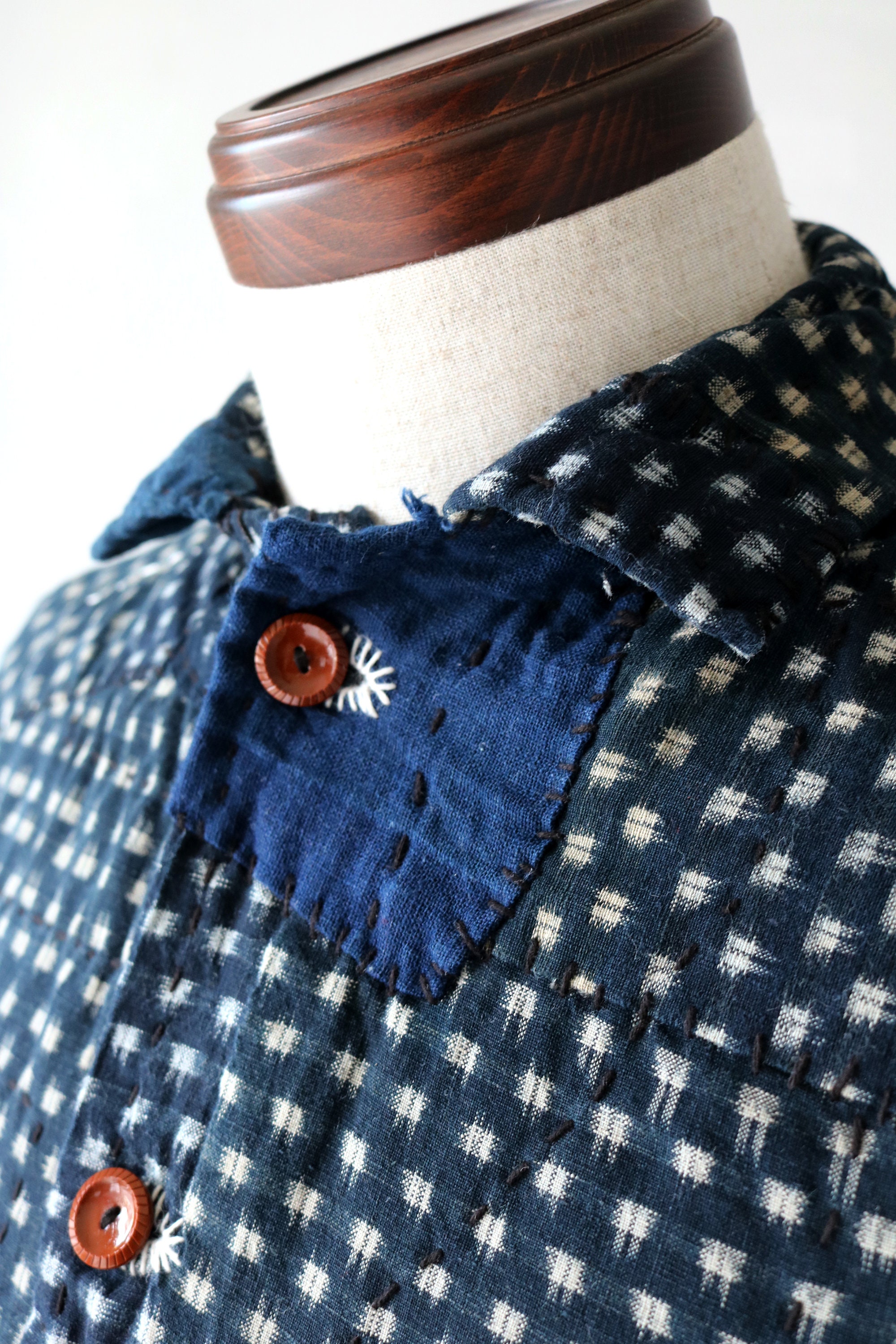 MITSUGU Sasaki/super Boro Boro Indigo Blue Kasuri | Etsy