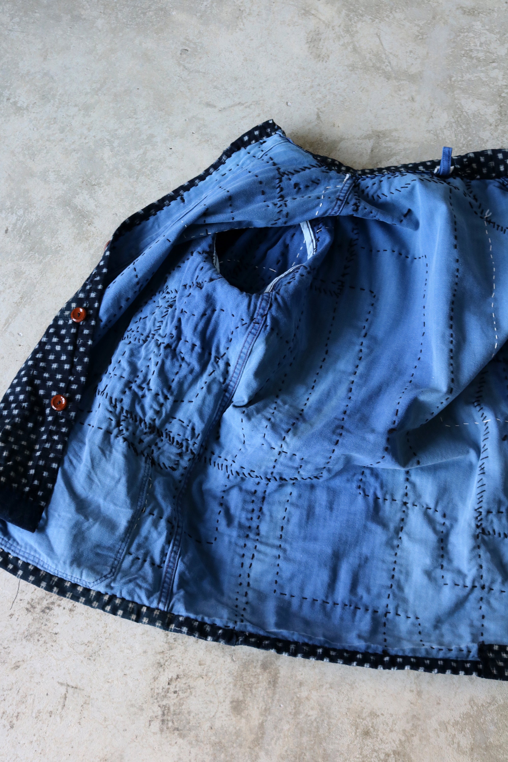 MITSUGU Sasaki/super Boro Boro Indigo Blue Kasuri | Etsy