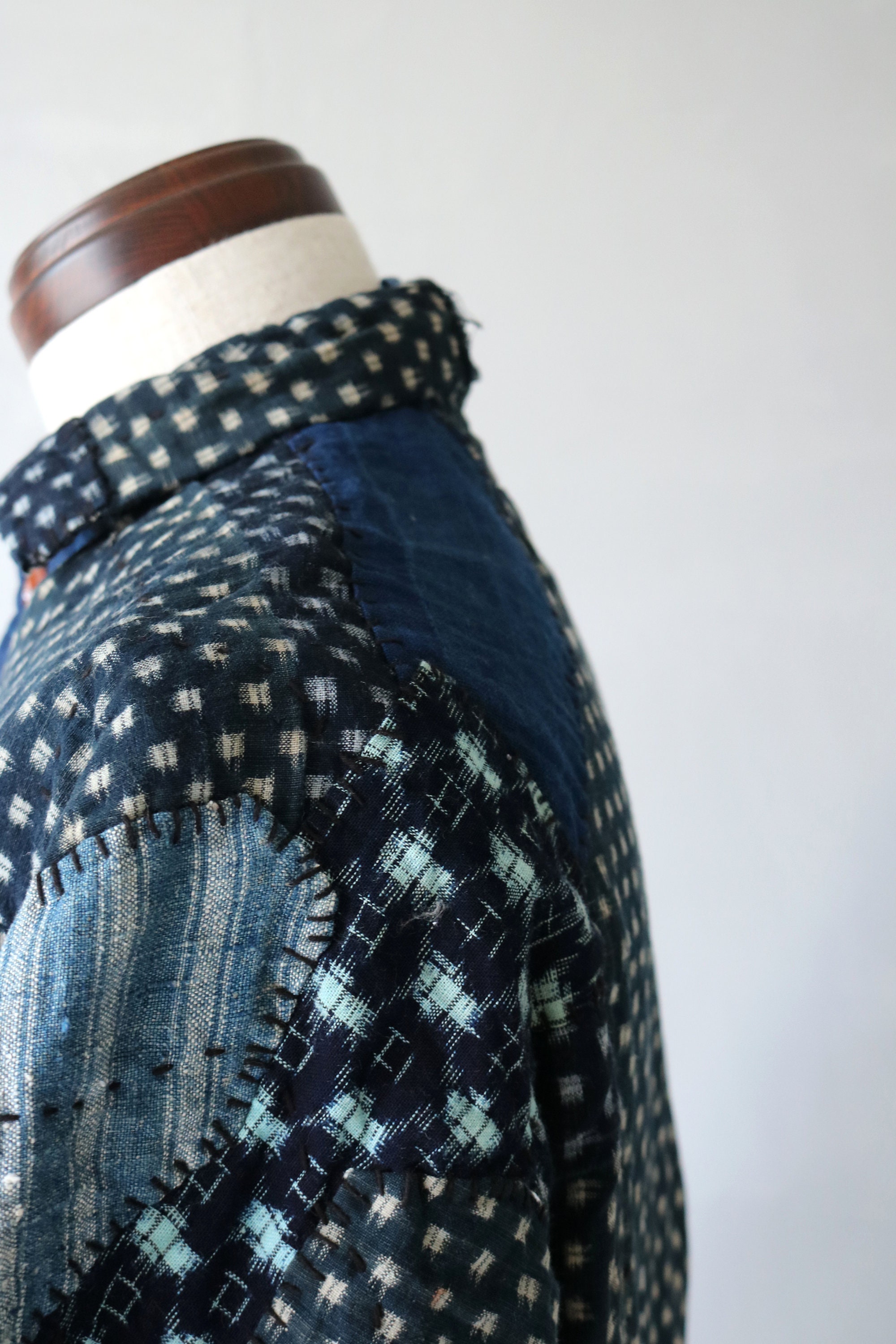 MITSUGU Sasaki/super Boro Boro Indigo Blue Kasuri | Etsy