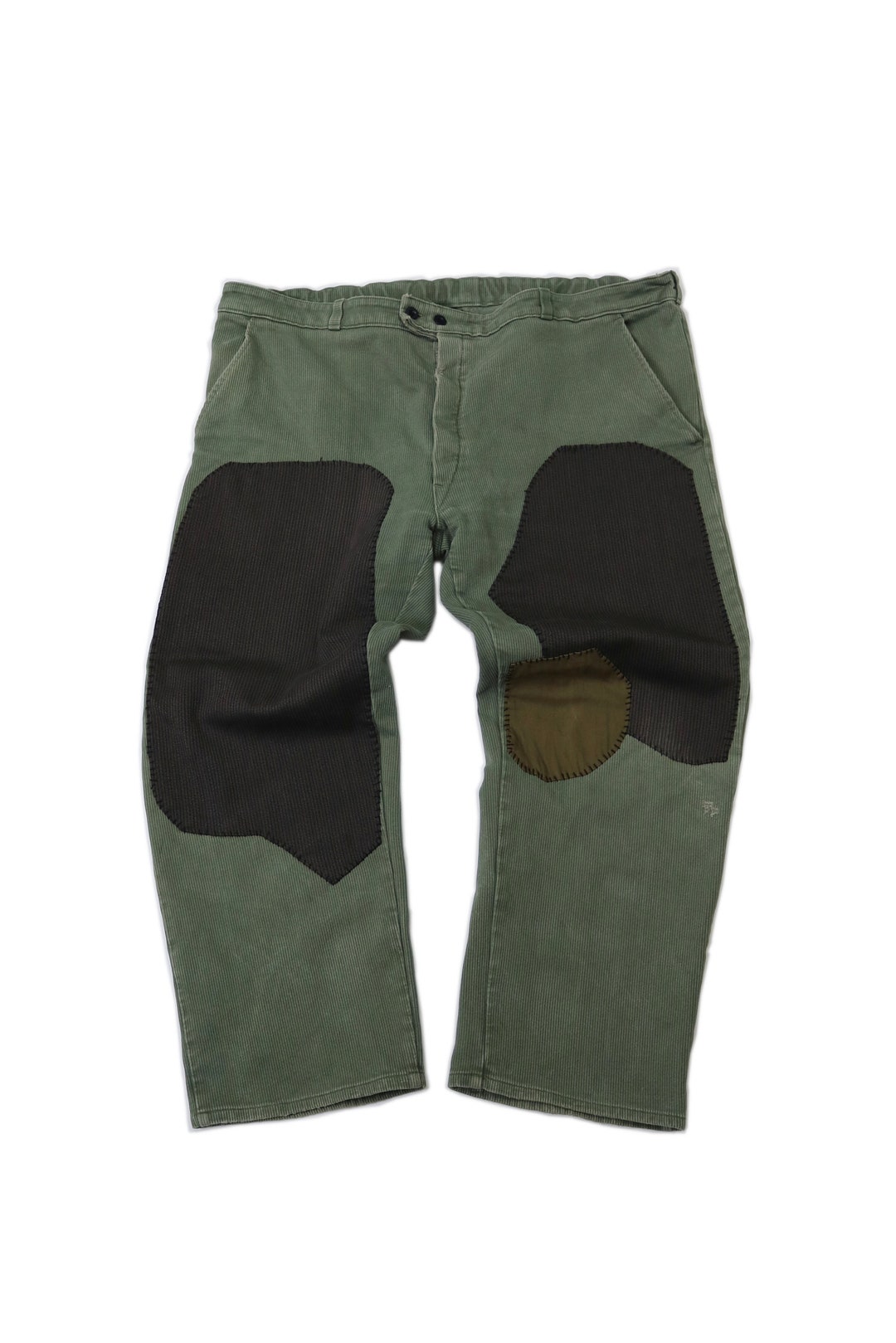 MITSUGU Sasaki/swiss Vintage Patchwork Cotton-pique Work Pants/xxl/xxxl ...