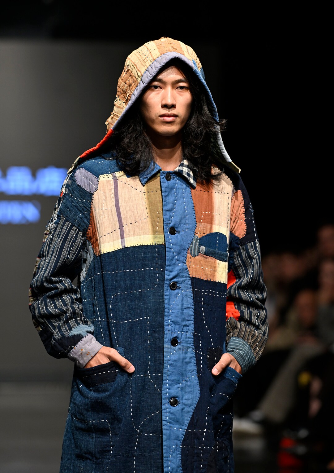 MITSUGU Sasaki】super Boro Boro Patchwork Long Coat（paris Collection ...