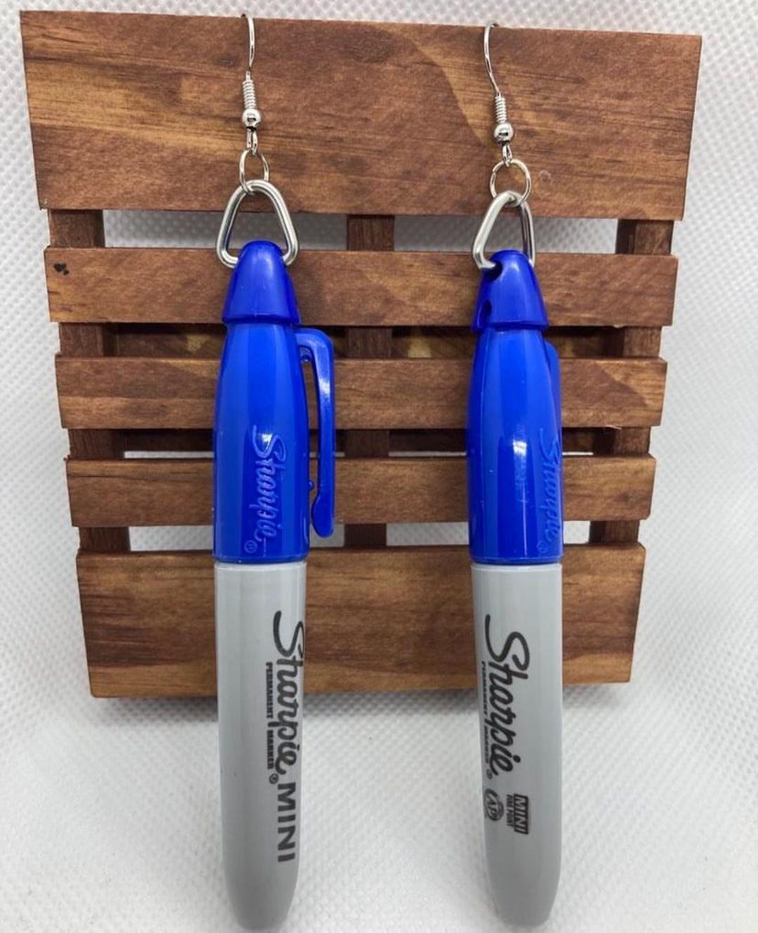 Mini Sharpie Pen Marker Earrings - Etsy
