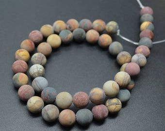 Matte Dull Polished Natural African Turquoise Stone Round | Etsy