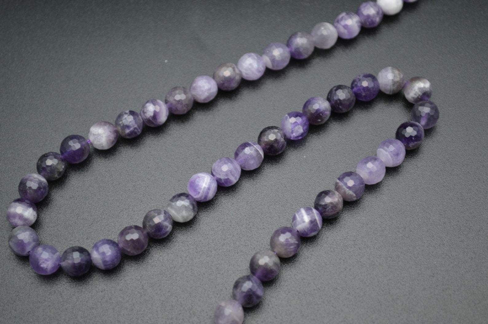 Faceted Natural Gog Teeth Amethyst Stone Round Loose Beads 6mm - Etsy