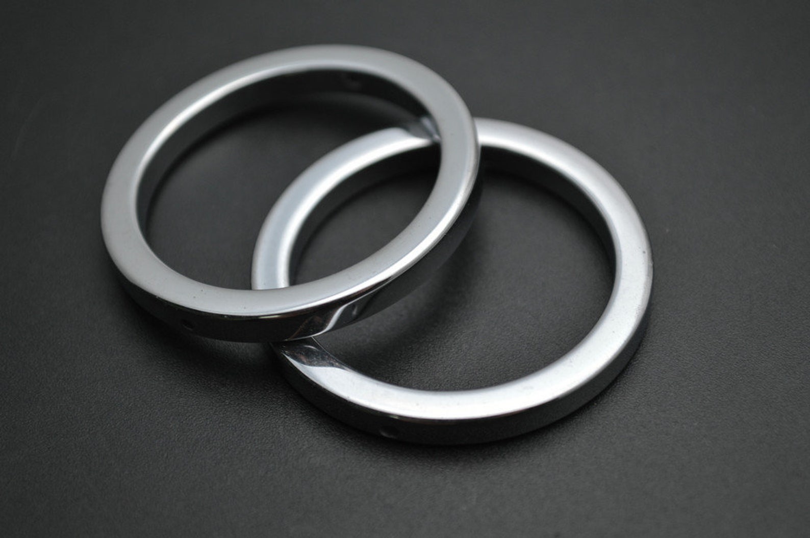 10pc Silver Color Plating Big Size 38mm Hematite Round Circle - Etsy