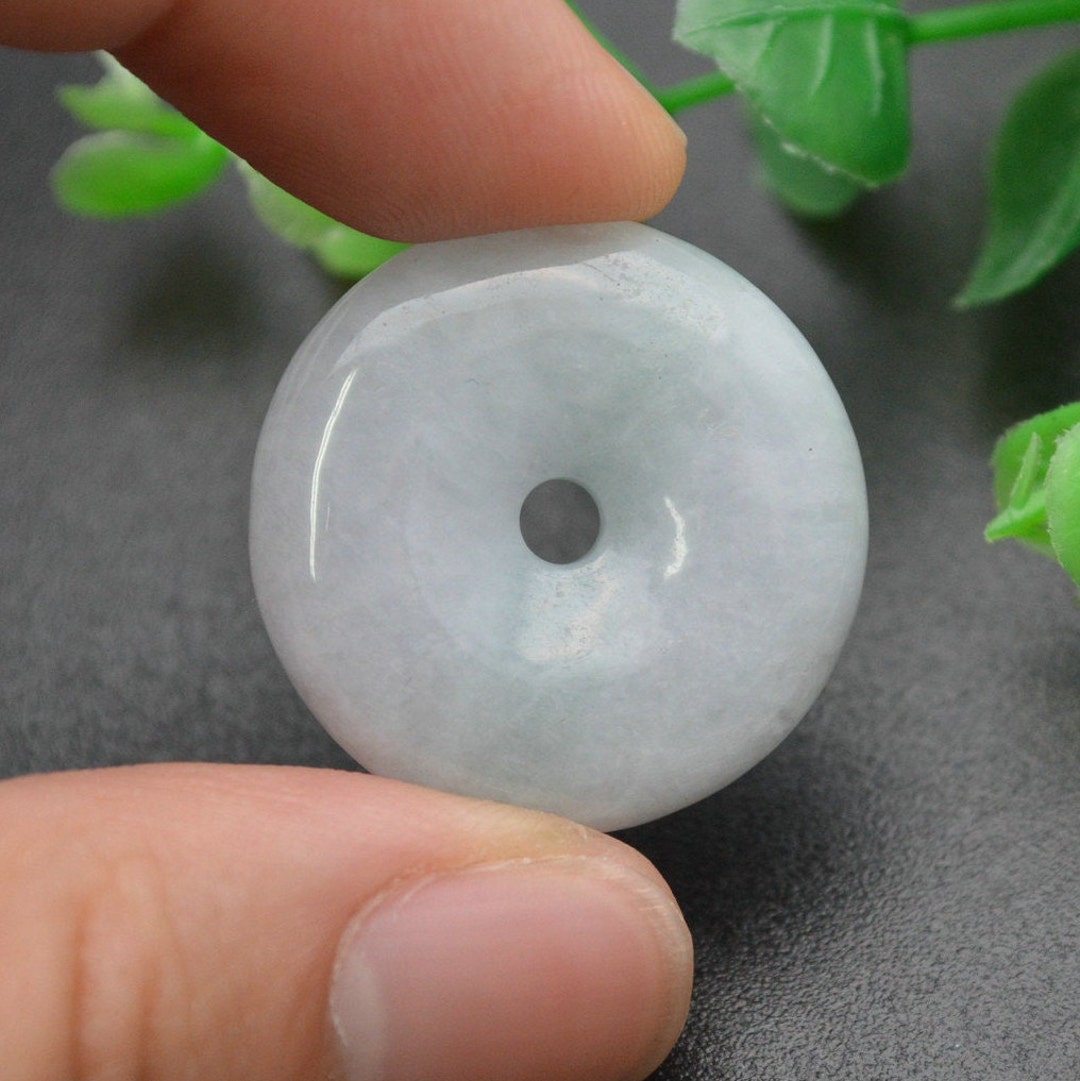 Natural Stone 25mm Jade Donut Pendant - Etsy