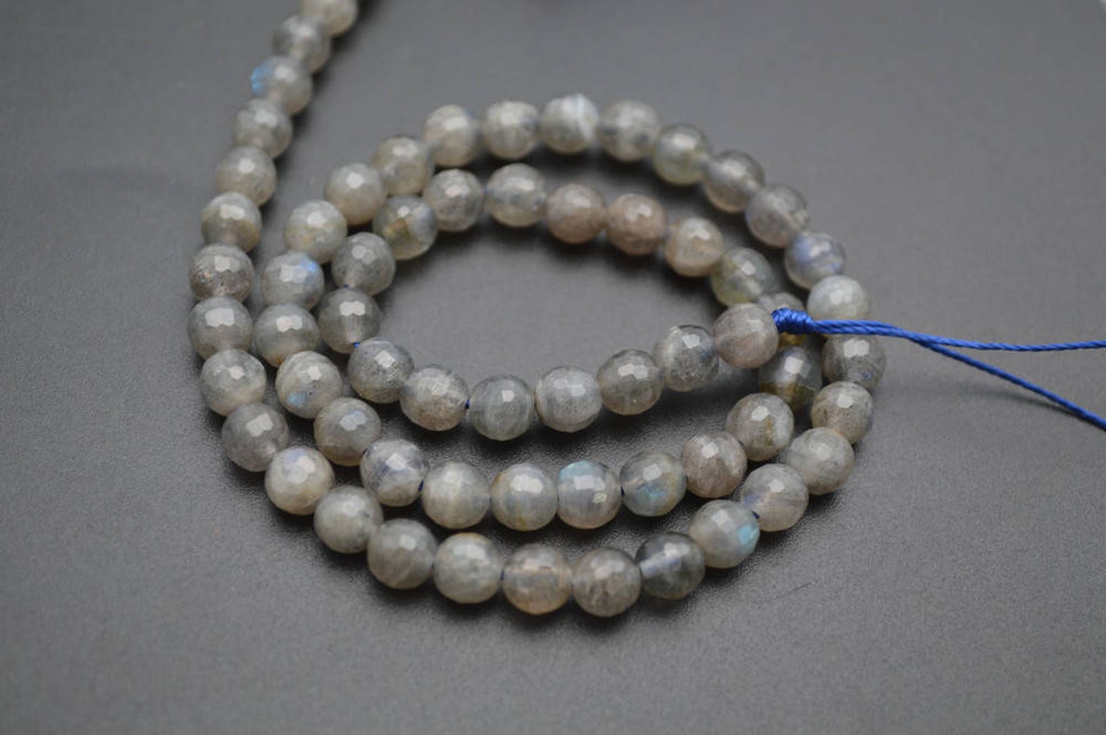 1strand Good Quality 4mm12mm Faceted Labradorite Stone Round - Etsy