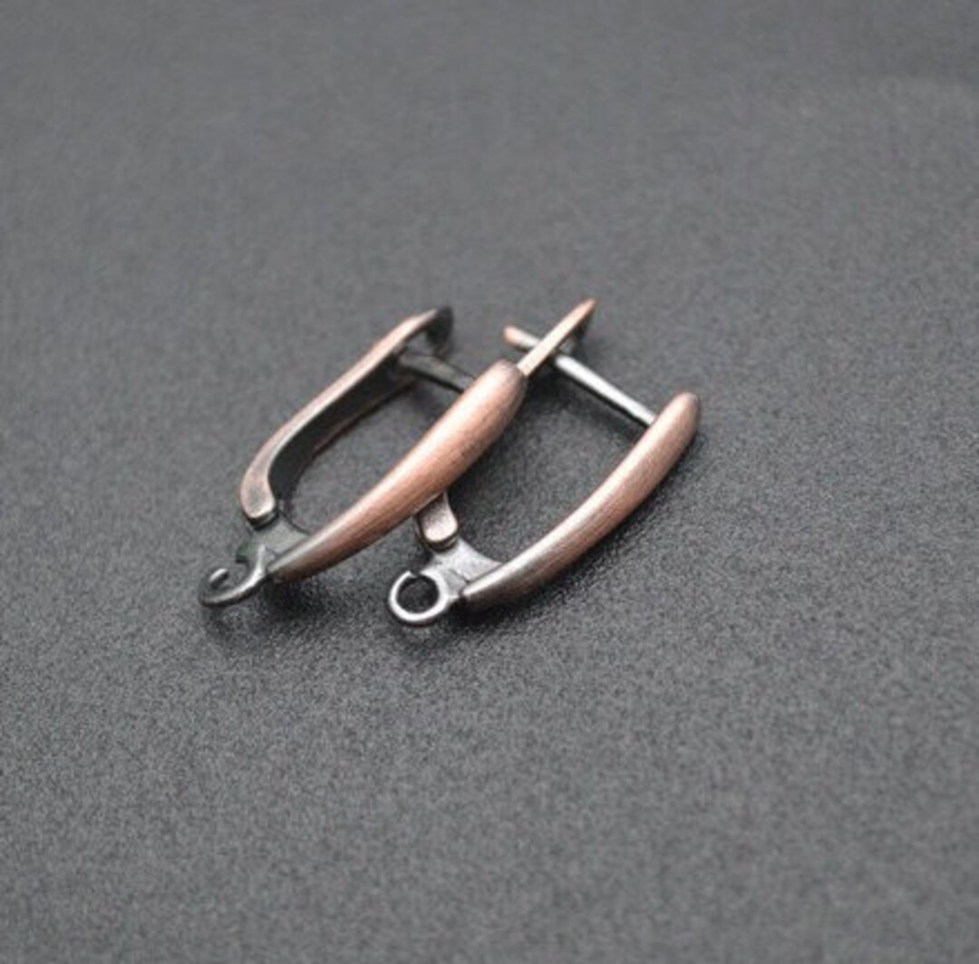 30pc/set Nickle Free Anti-rust Antique Copper Color Metal Earring Hooks ...