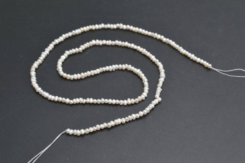 1strand 2.53.5mm Natural Fresh Water Pearl Seed Oval Loose - Etsy