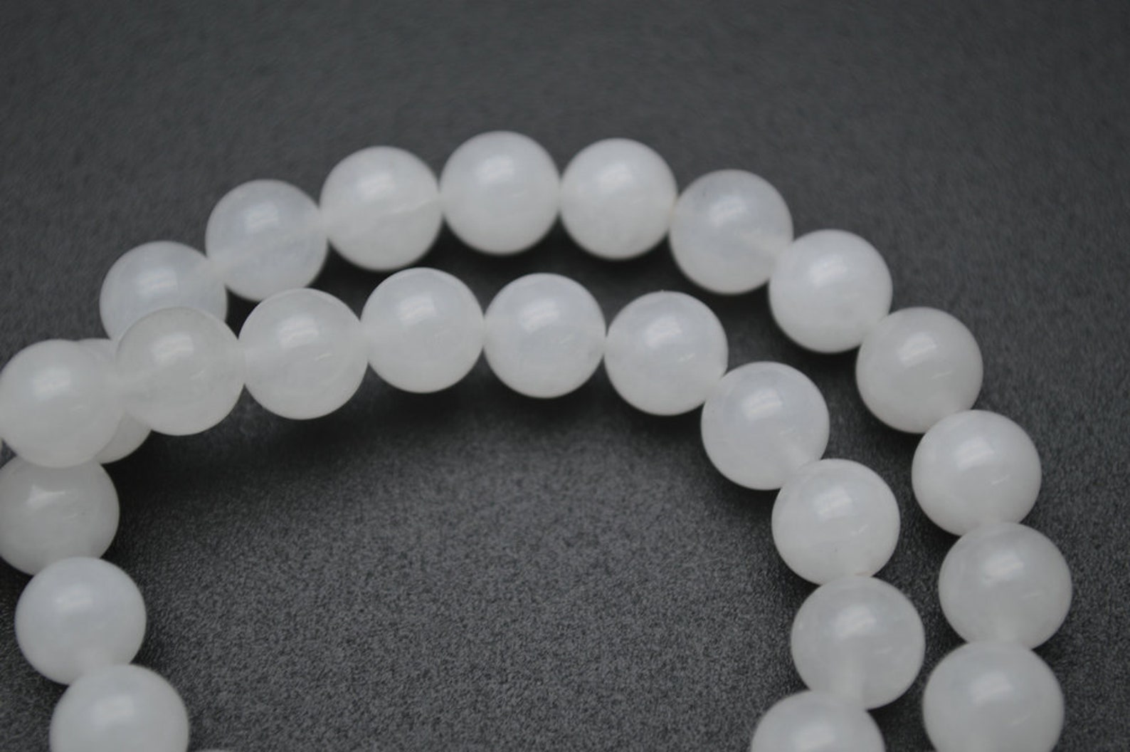 6mm 8mm Smooth Natural White Marble Jade Stone Round Loose - Etsy