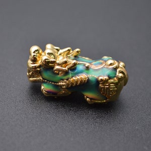 5pc Color Changeable Cloisonne Metal Pixiu Money Bracelet Charms - Etsy