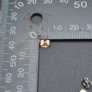 High Quality Anti-rust Gold Plating Metal Brass Earring Back Earplugs ...