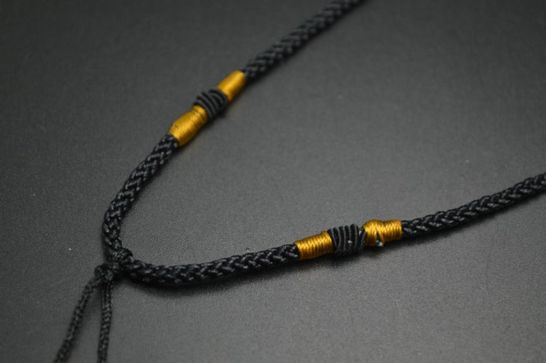 10pc Length Adjustable Black Cord Thread Necklace Chains Used - Etsy