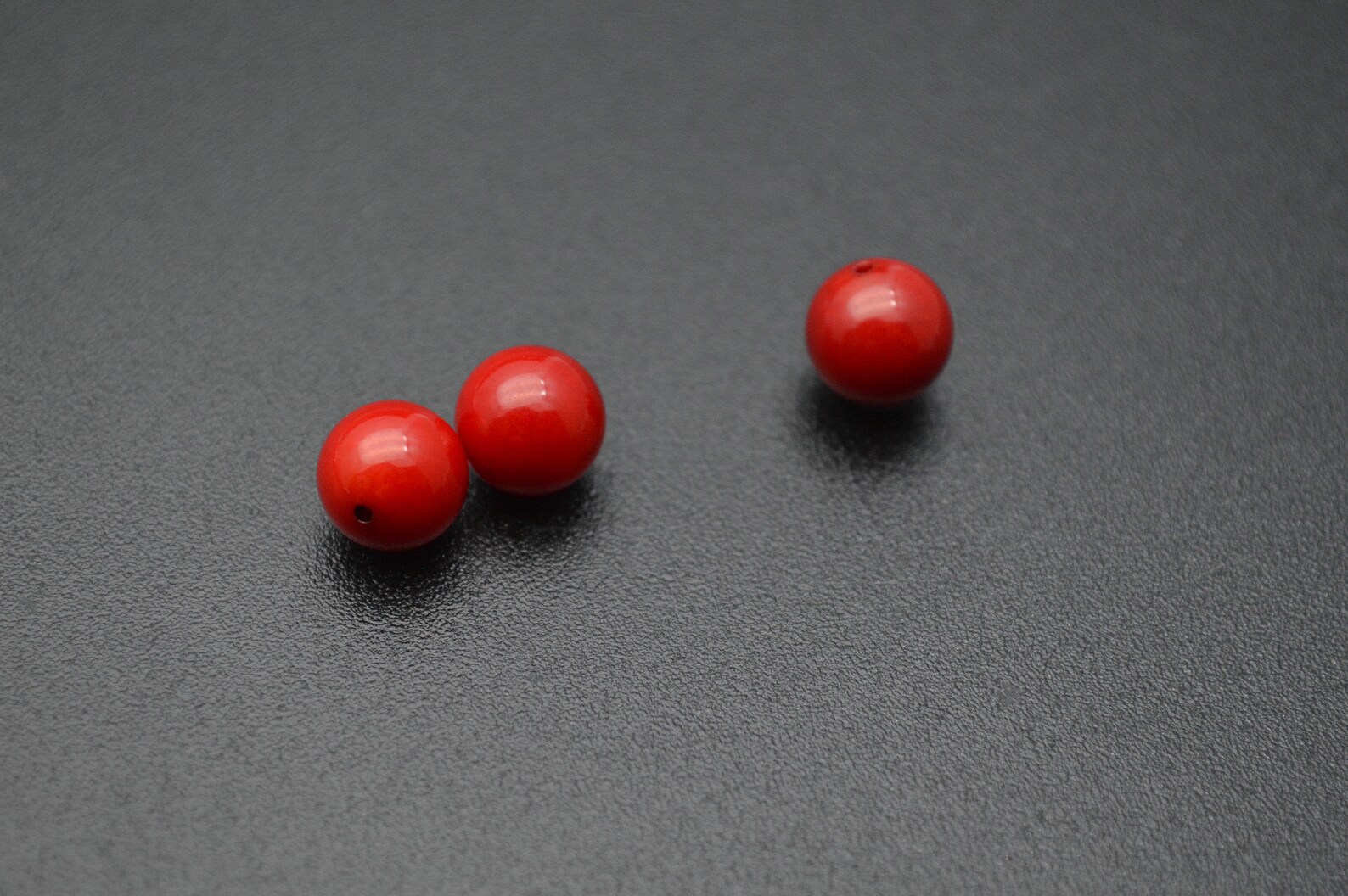 10pc Half Hole 8mm / 10mm Red Sea Bamboo Coral Stone Round - Etsy