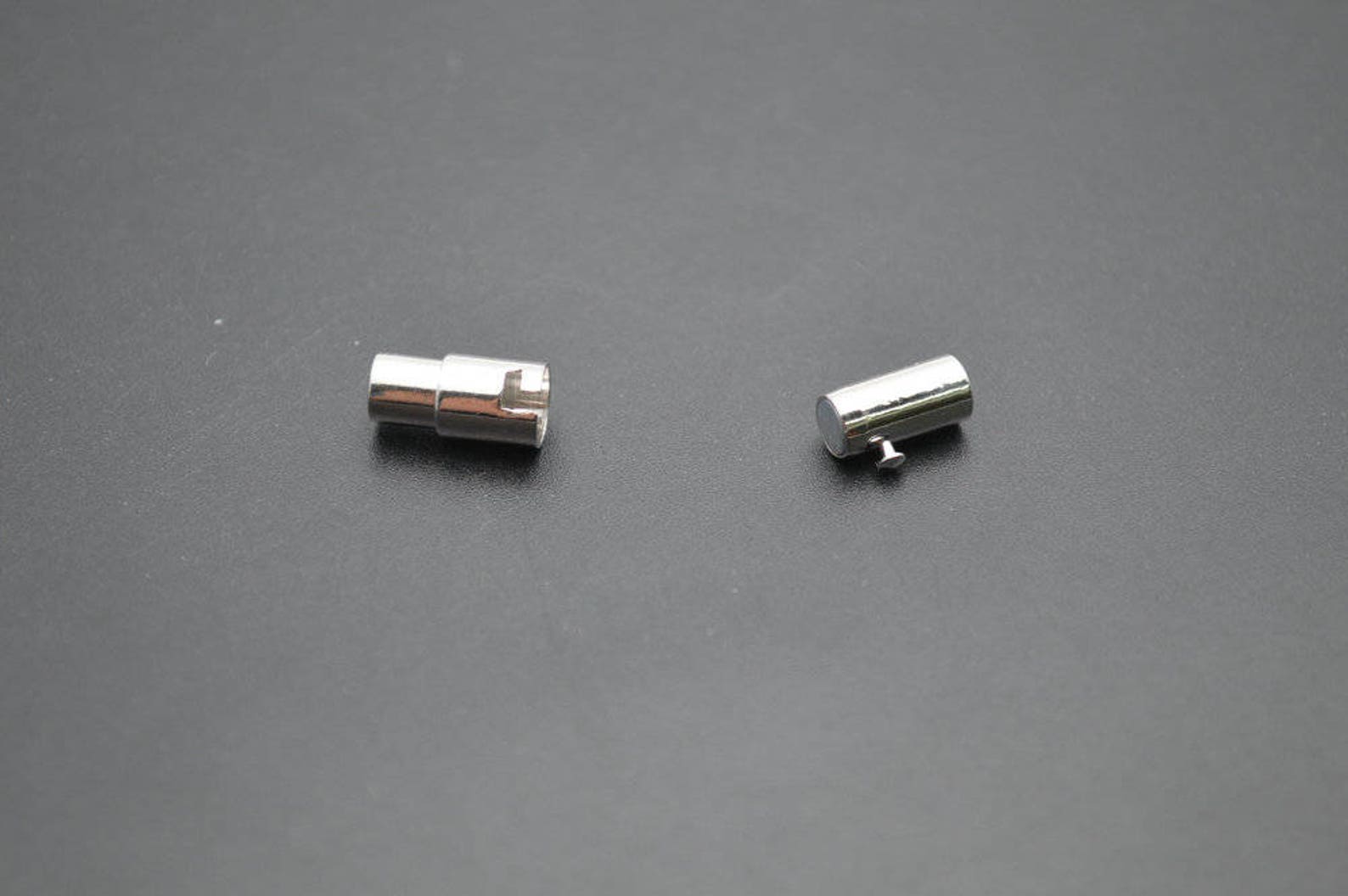 50pc Lock Tube Necklace Magnetic Clasps Fit 3mm 4mm 5mm 6mm Thickness ...