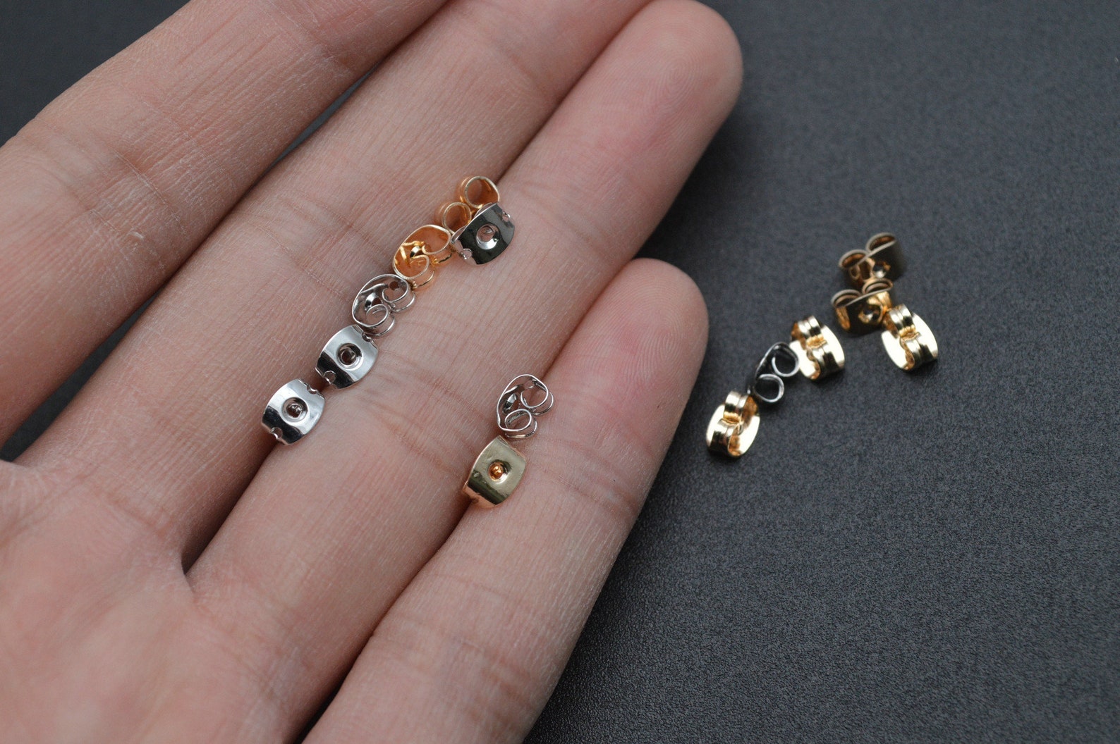 High Quality Anti-rust Gold Plating Metal Brass Earring Back - Etsy