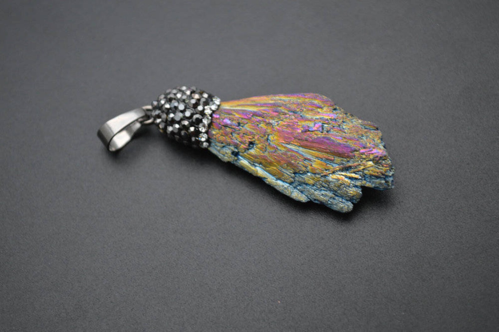 1pc Titanium Electroplating Natural Kyanite Rough Stone - Etsy