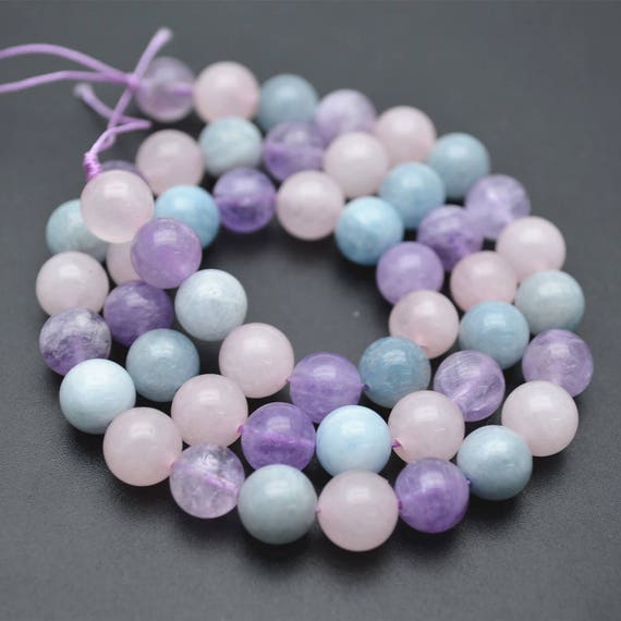 High Quality Lavender Color Mix Amethyst Aquamarine Pink | Etsy