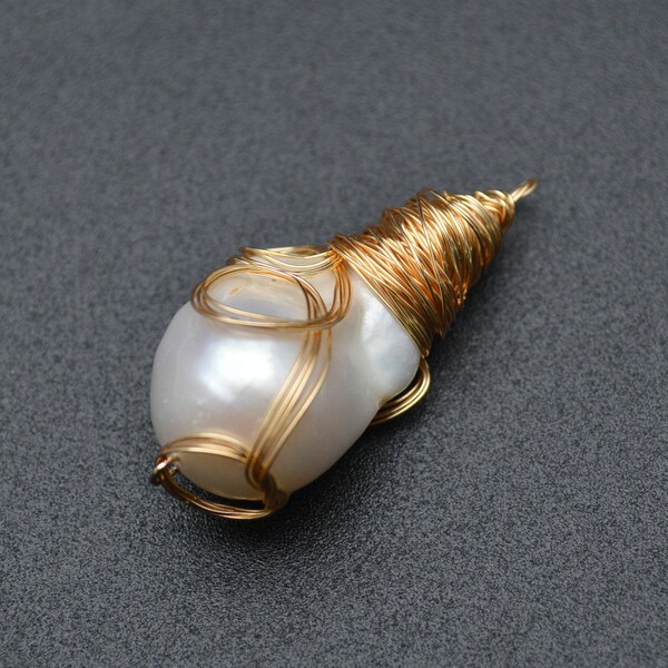 Pearl Wire Wrapped - Etsy