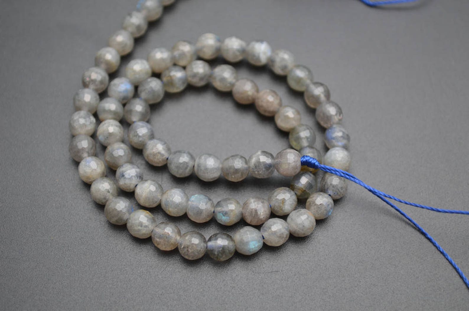 1strand Good Quality 4mm12mm Faceted Labradorite Stone Round - Etsy