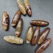 10pc 10x30mm Banded Coffee Color Agate DZI Tube Stone Loose Beads - Etsy