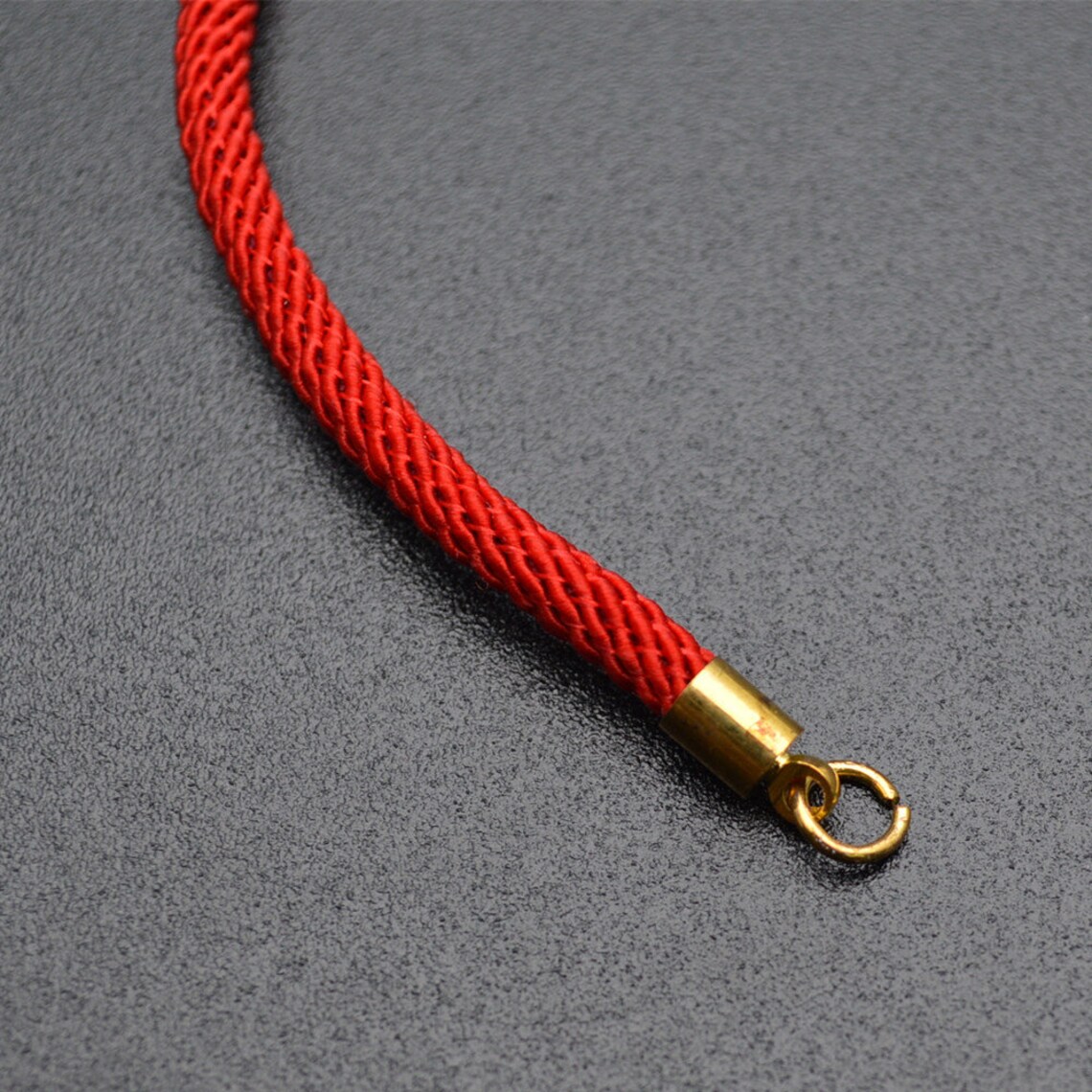 10pc Popular Red and Black Color Thread Cord Chains Lobster | Etsy