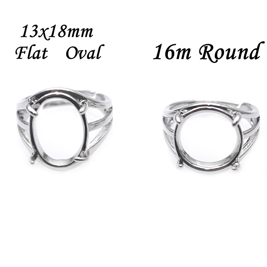 5pc Metal Brass Adjustable Ring Frames Holer for Rings Making Fit ...