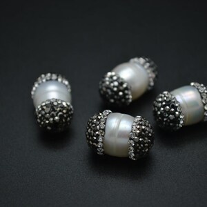 5pc New Design 10~14mm Fresh Water Pearl Oval Potato Beads New Design ...