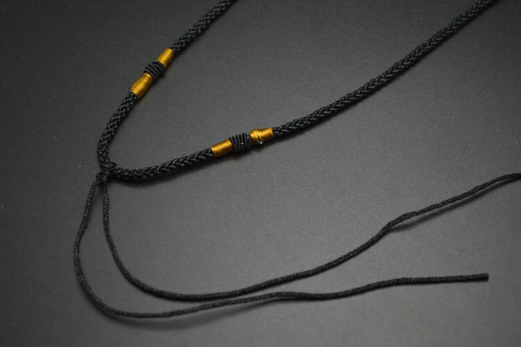 10pc Length Adjustable Black Cord Thread Necklace Chains Used - Etsy