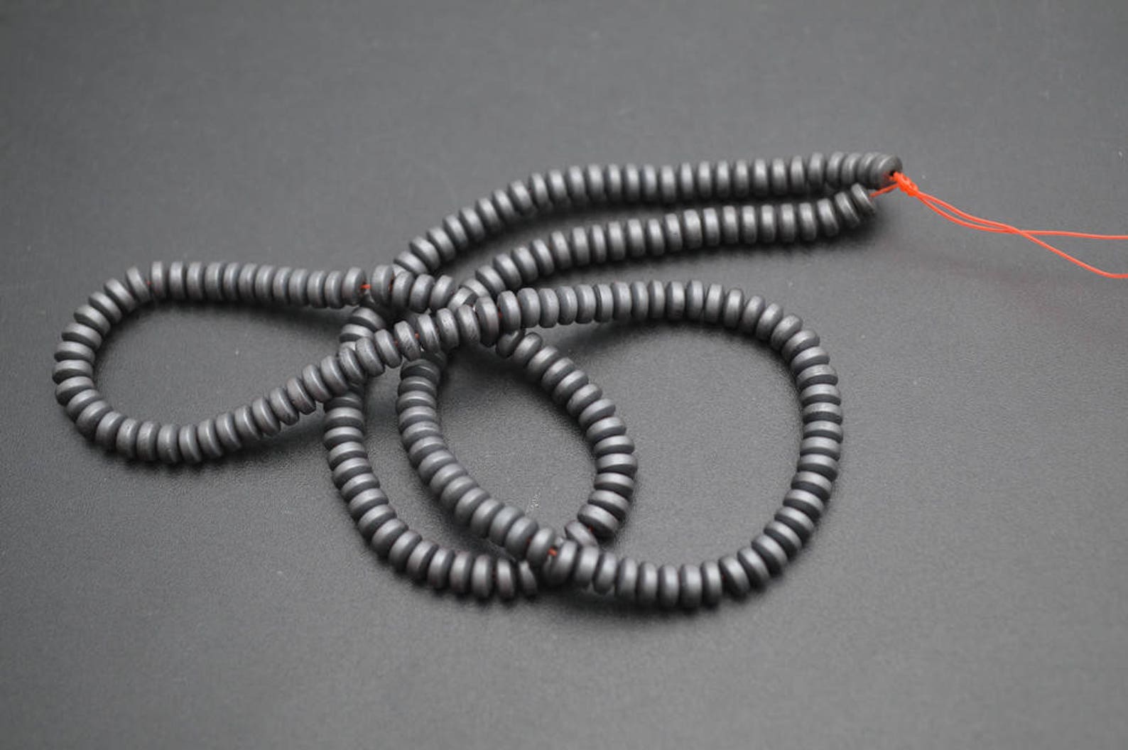 Matte Smooth Hematite Rondelle Spacer Loose Beads 2x4mm 3x6mm 4x8mm DIY ...