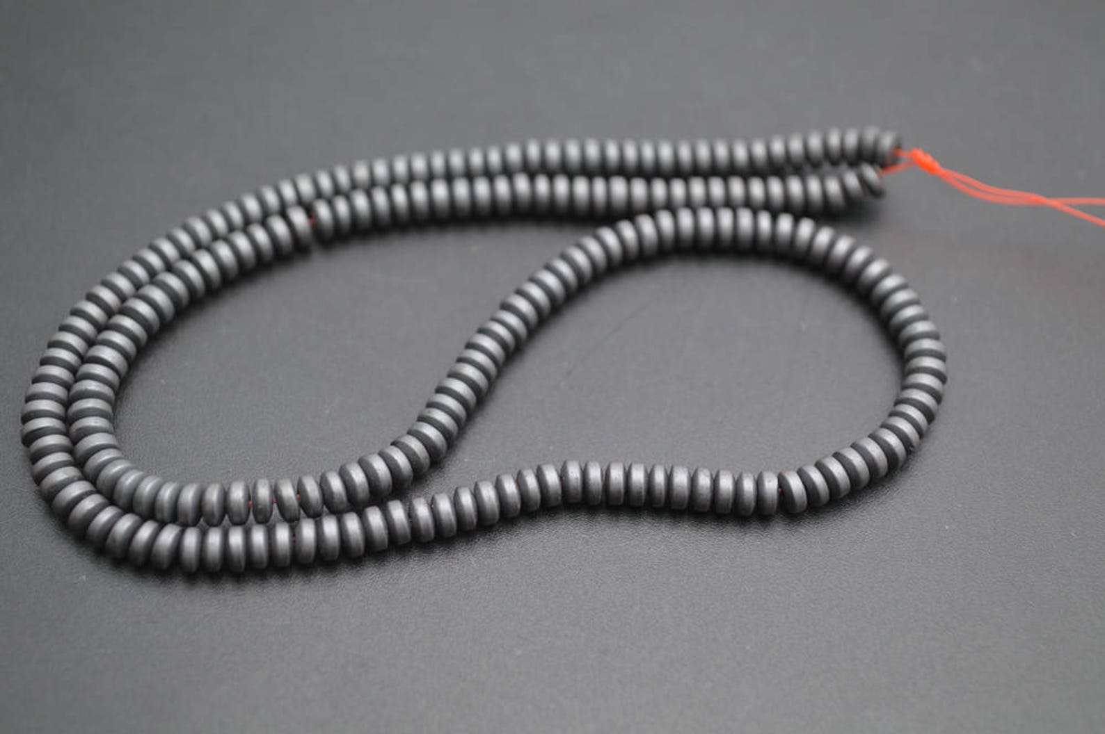 Matte Smooth Hematite Rondelle Spacer Loose Beads 2x4mm 3x6mm 4x8mm DIY ...