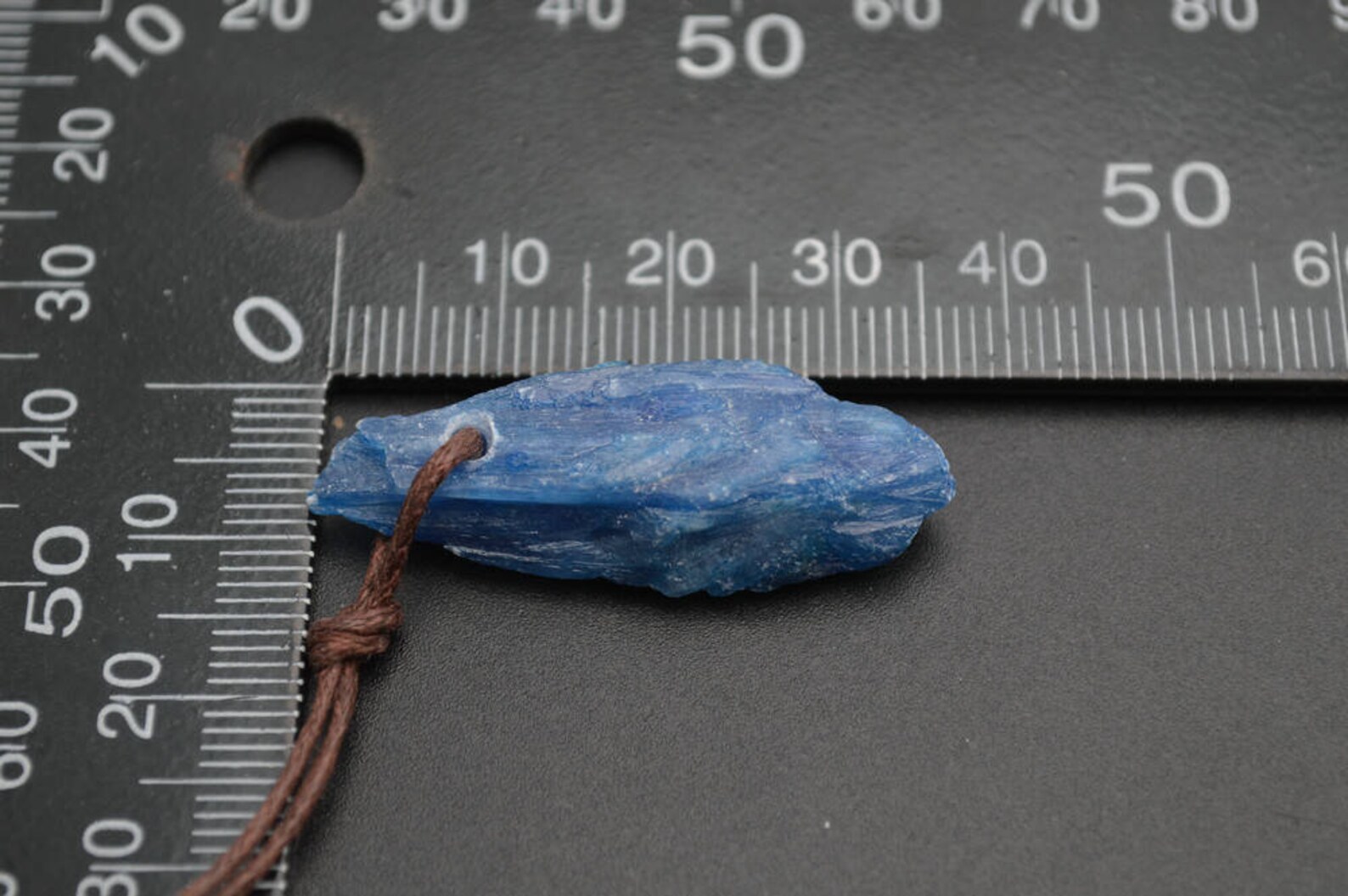 Natural Blue Kyanite Rough Stone Nugget Pendant - Etsy