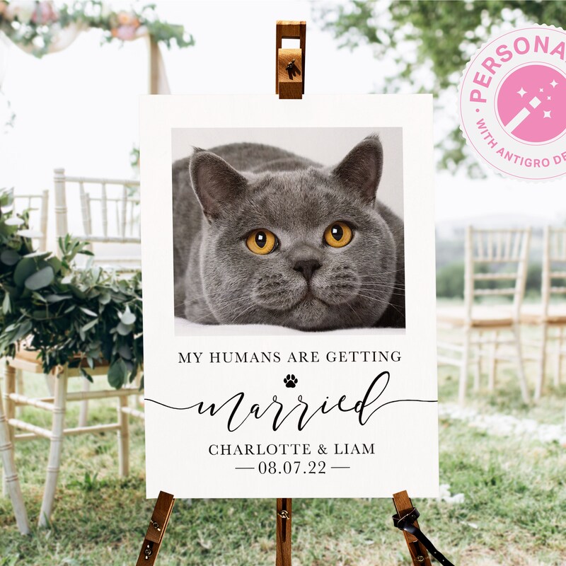 Pet Wedding Sign - Etsy
