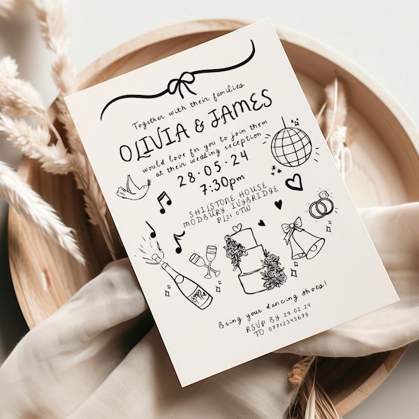 Evening Invite - Etsy UK