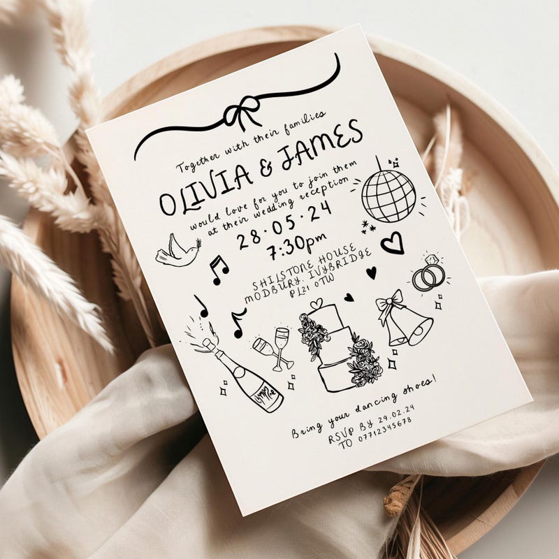 Evening Invite - Etsy UK