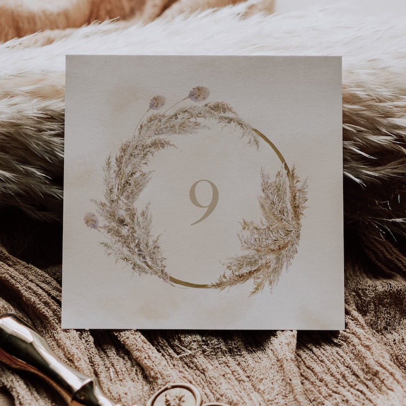 Rustic Table Numbers - Etsy