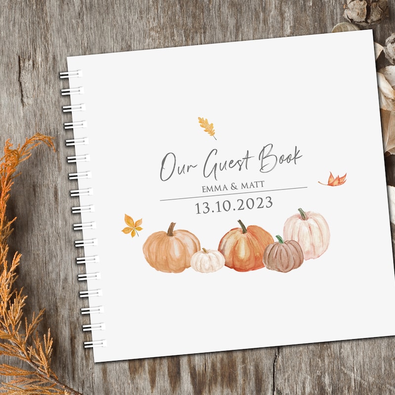 Fall Guest Book - Etsy