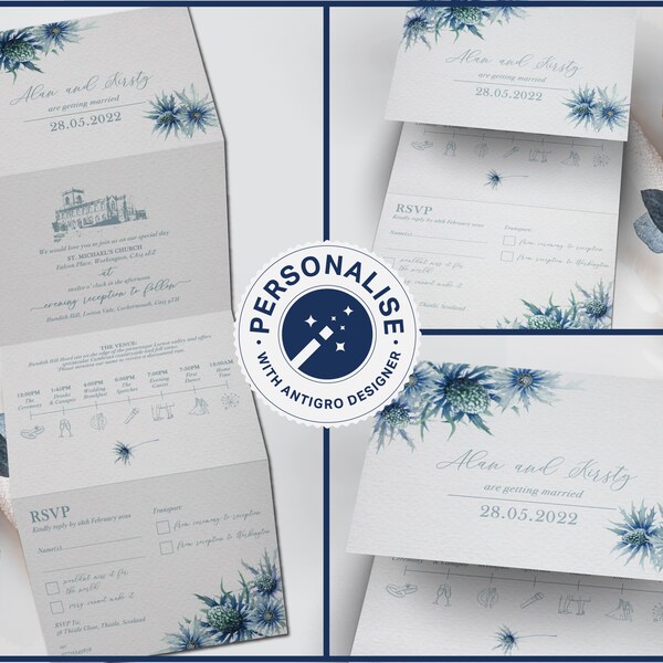 Blue Gray Wedding - Etsy