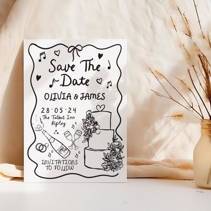 Fun Save the Date - Etsy