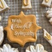 With Heartfelt Sympathy Cookies - Etsy