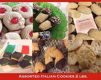 Assorted Italian Cookies 1 Lbs - Etsy