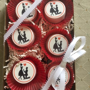 Engagement Designer Chocolate Covered Oreo Gift Box - Etsy