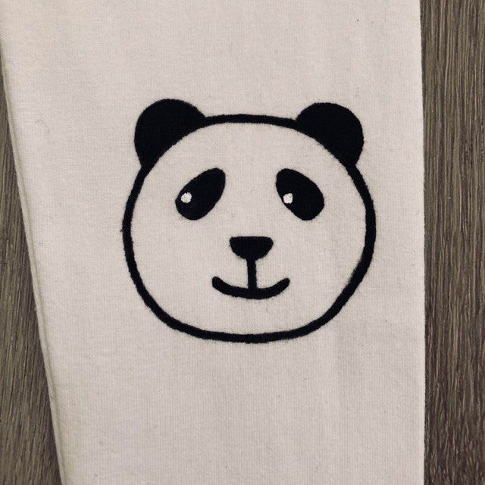 Kids Panda Leggings, Children Panda on Knee Pants, Toddler Baby Hand ...