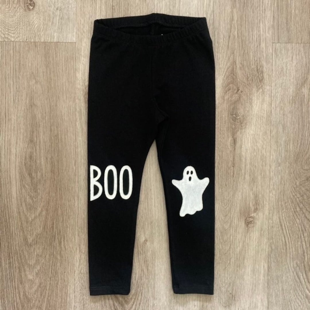 Toddler Ghost Leggings, Kids Halloween Costume, Boy Glow in the Dark ...