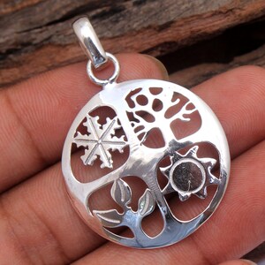 Amazing Tree of Life Symbol Silver Pendant for Easter Sale - 925 ...