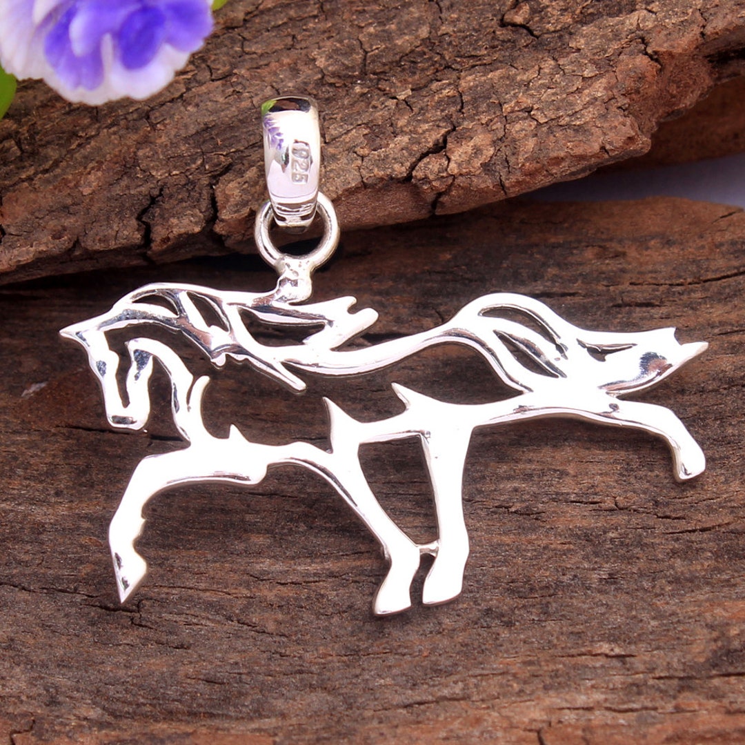Easter Special Gift Silver Horse Design Solid Pendant 925 - Etsy