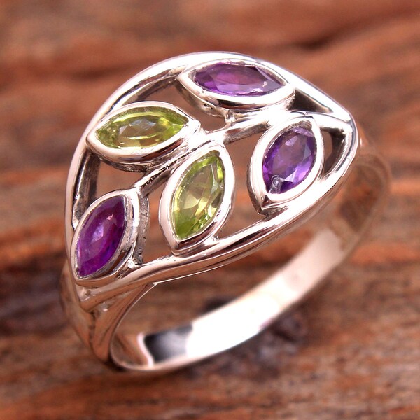 Amethyst and Peridot - Etsy