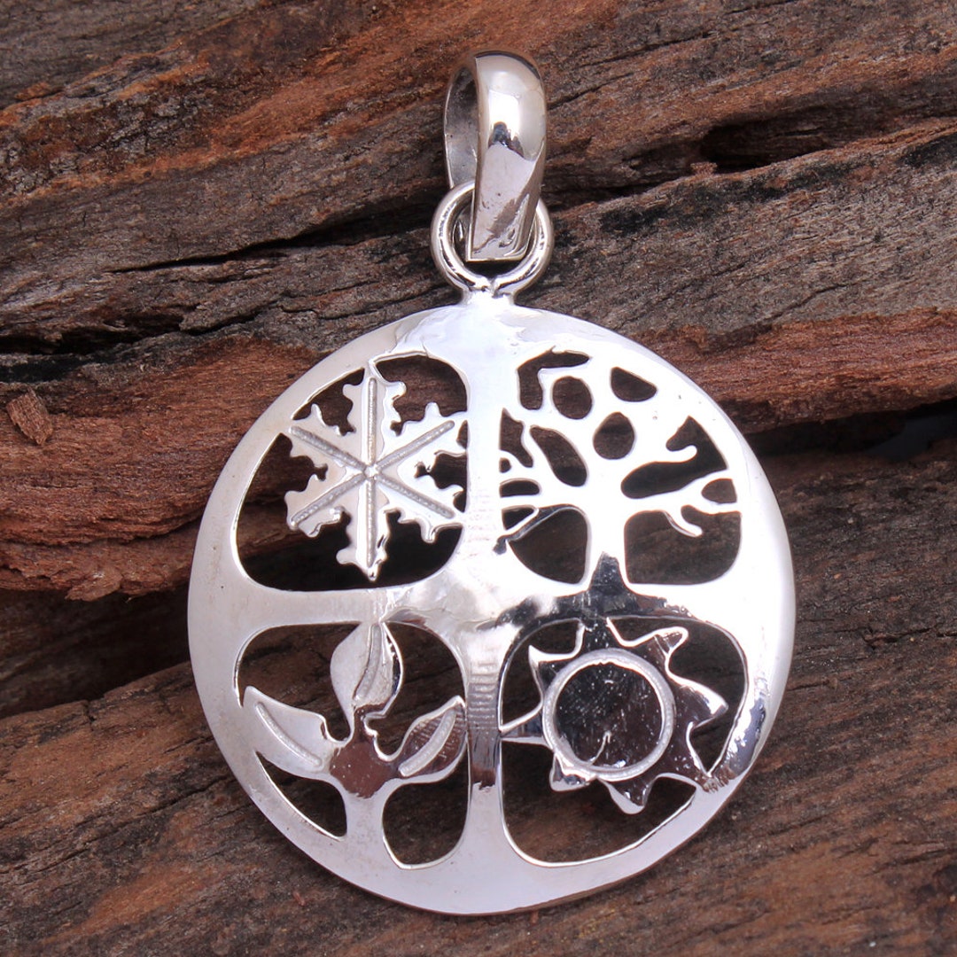 Amazing Tree of Life Symbol Silver Pendant for Easter Sale - 925 ...